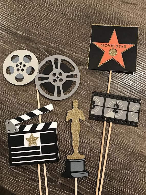 Hollywood theme party centerpiece Etsy