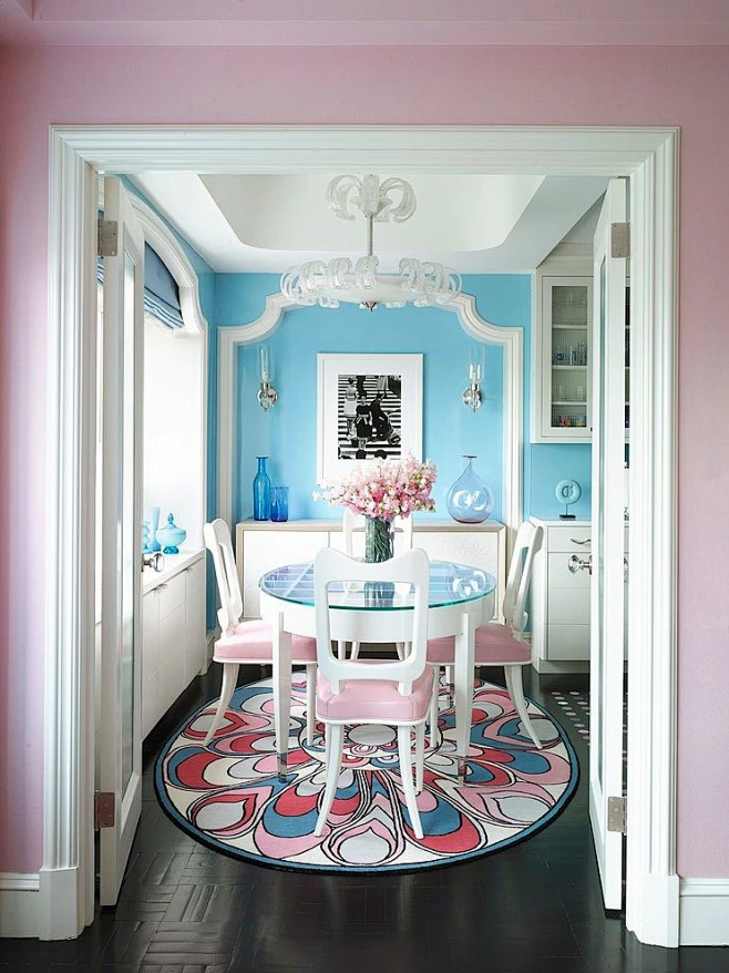 Pink Home in NYC by Anthony Baratta : Original pink residence designed ...