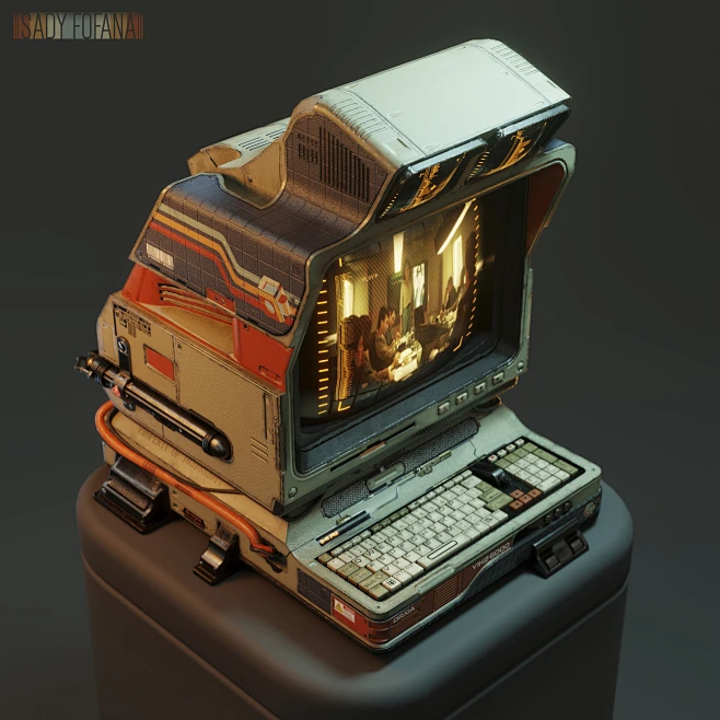 UCRT: Heavy duty computer, Sady Fofana : Here's a crt prop that started ...
