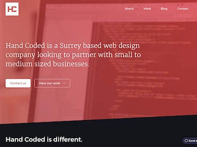 Hand Coded is a Surrey based web design company looking to partner with ...