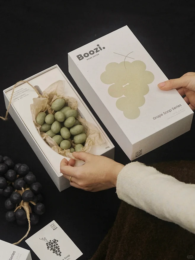 Boozi. 「仿真葡萄香皂系列」新包装正式上线 - 小红书-花瓣网