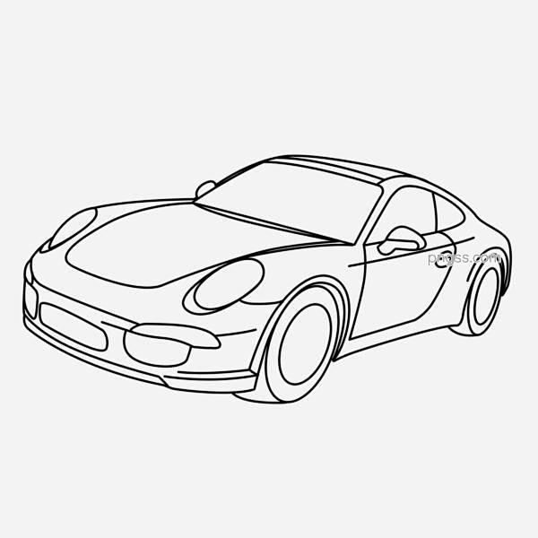 汽车线稿图可商用PNG搜索网 - 精选免抠素材_透明PNG图片分享下载_pngss.com