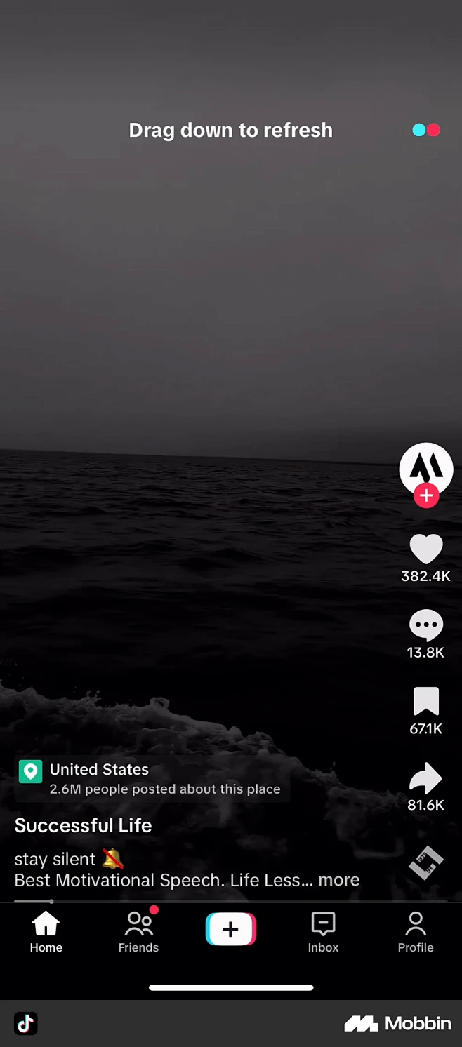 TikTok screen-花瓣网