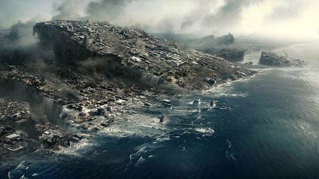 Free-Download-Natural-Scenery-Picture-Fallen-Buildings-It-is-Flood-Is ...