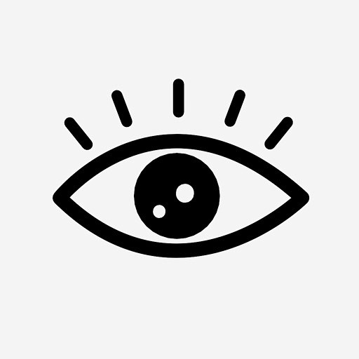 看瞳孔五官图标_88ICON https://88icon.com 看 瞳孔 五官 视力 眼球 睫毛