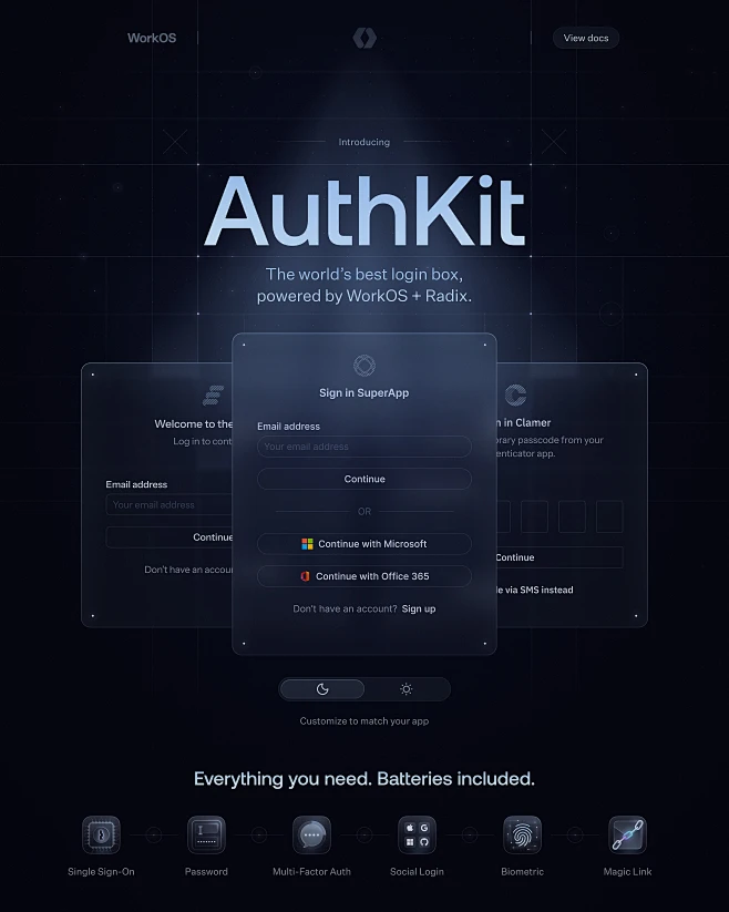 AuthKit.com by Oğuz Yağız Kara on Dribbble-花瓣网