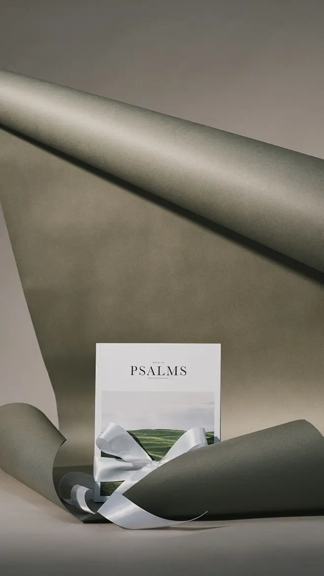 Photo by Alabaster Co on Unsplash : Book of Psalms with white ribbon ...