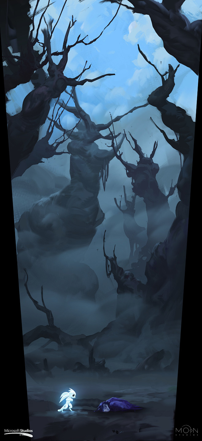 {游戏系列}奥地利ori《奥日与黑暗森林》（UI,角色，场景）