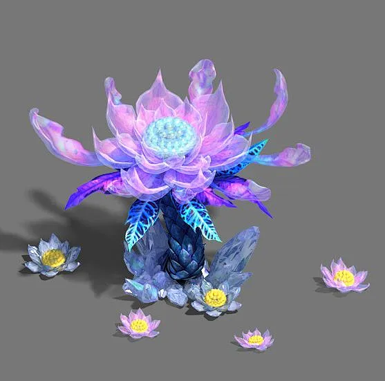 Ice and snow - snow lotus-花瓣网