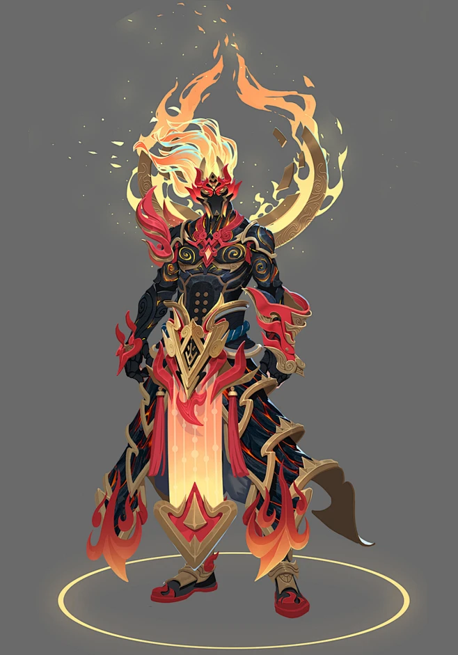 Fire Spirit-花瓣网