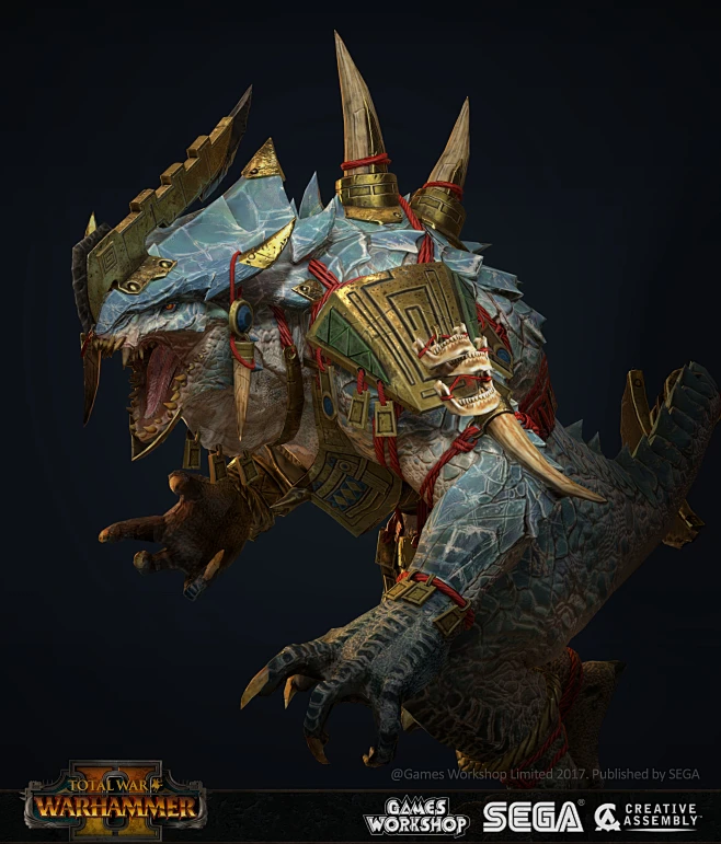 Lizardmen - Old blood, Johann Tan : Armoured dinosaur people, Hell yes ...