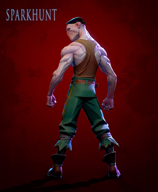Game characters图片_肌肉，形体结构图片素材-花瓣网