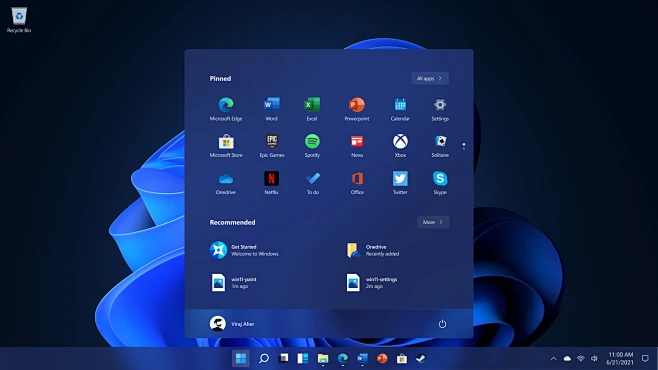 windows 11 桌面ui .fig素材下载 - 豆皮儿UI-花瓣网