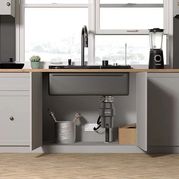 Lefton 304 Stainless Steel Waterfall Kitchen Sink Set with Pull-down ...