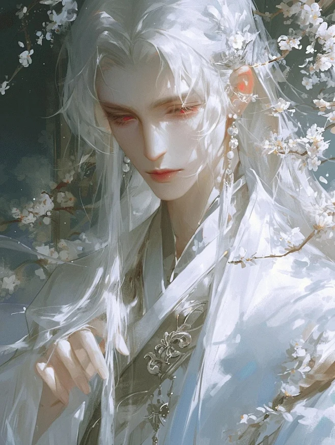 古风帅哥丨白衣飘飘_1_疾风烈酒(AI绘画)_来自小红书网页版-花瓣网