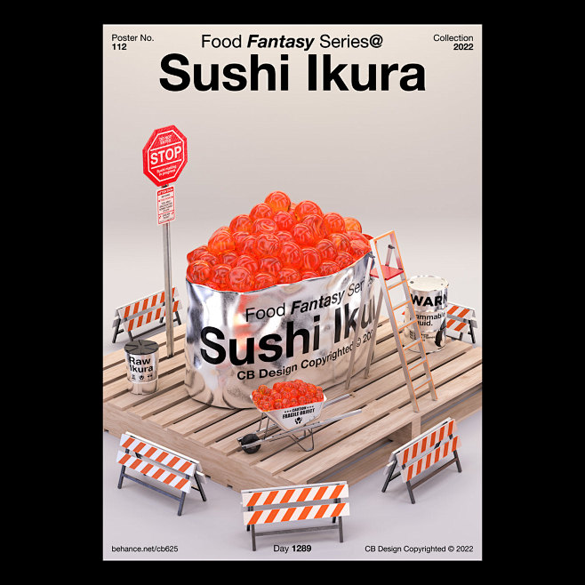 3D c4d c4dart cinema 4d compostion Food key visual kv poster posterdesign