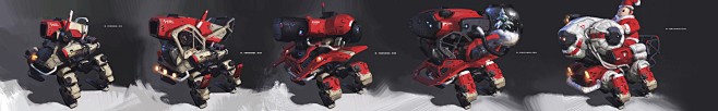 ArtStation - RED TIDES_ Christmas Skin series, yang qi917-3