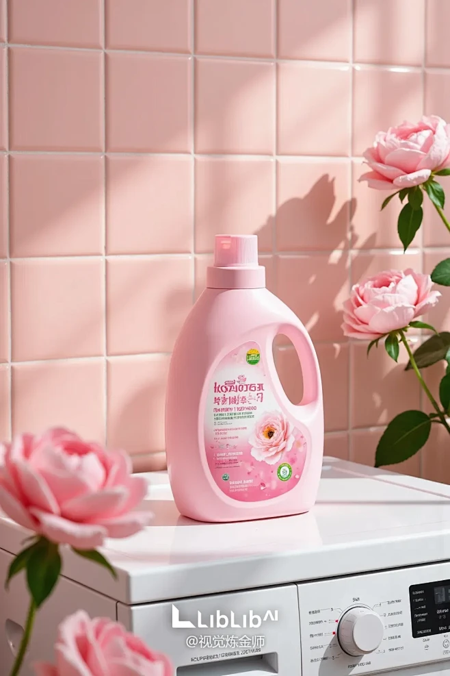 F1电商洗衣液产品_洗护用品渲染场景-LoRA-视觉炼金师-LiblibAI-花瓣网