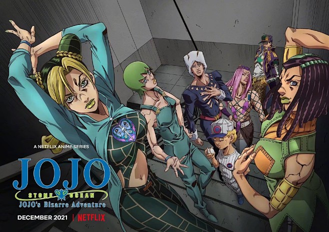 《JOJO的奇妙冒险 石之海》动画前12集标题公开！将从2021年12月起在Netflix网飞上进行月更～ 第1话《石之海》 第2话《囚犯编号 ...