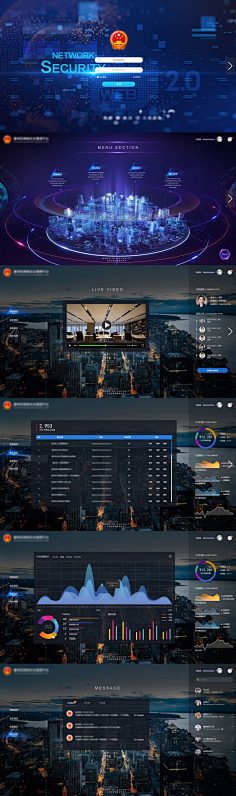 04 VR / 数据可视化 UI-花瓣网|陪你做生活的设计师 | ntLine 在 Dribbble 上设计