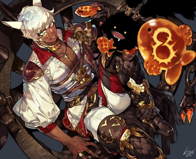 韩国画师666pigeon，很典型的韩式画风~繁琐的设计和精致的人物。#王国分享# O网页链接 -花瓣网