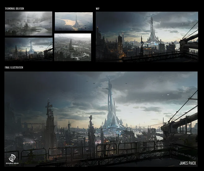 F9 STRIDER Tower City overview Concept Design, James Paick : F9 STRIDER ...