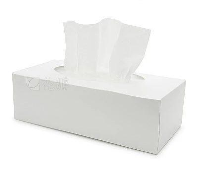 White Tissue Paper Box (with path)素材-花瓣网