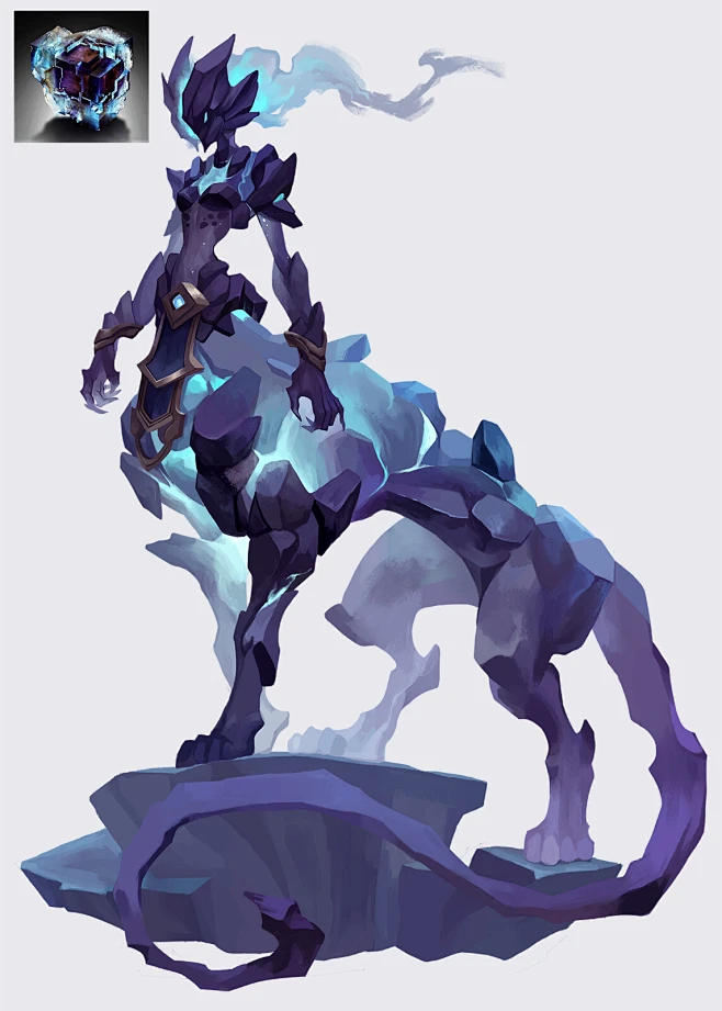 CRYSTALLITIDES monsters concept art-花瓣网