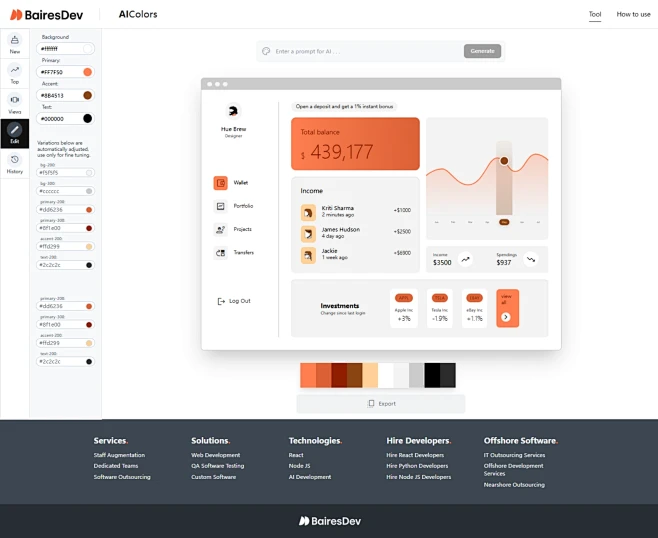 AI Colors | BairesDev-花瓣网