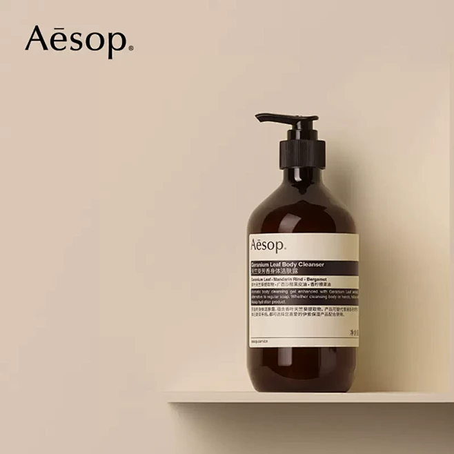 Aesop伊索 天竺葵芳香身体洁肤露 500mL 柔和洁净清爽 顺丰发货-tmall.com天猫-花瓣网