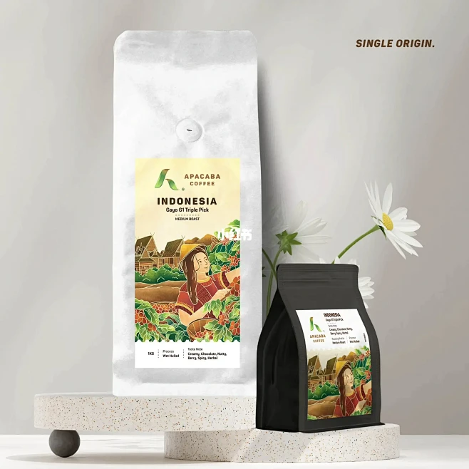 APACABA Coffee 精品咖啡豆包装设计-花瓣网