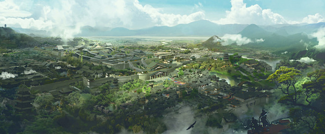 斛珠夫人, Song Xiang : 几年前年给电视剧《斛珠夫人》做得部分概念设计