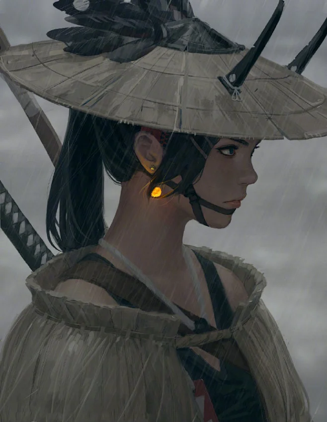 Artist:GUWEIZ Twi:ttguweiz #英姿飒爽的女武士# -花瓣网