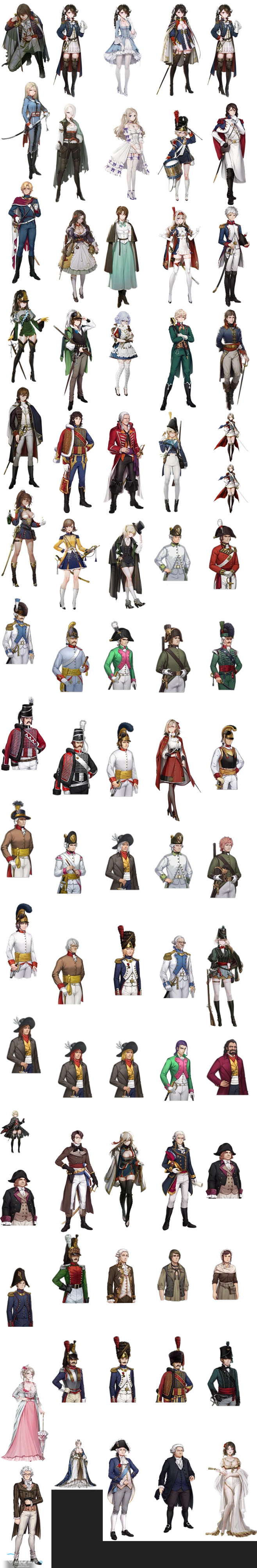 圣女战旗全套立绘半身像头像393p-PNG素材-微元素 - Element3ds.com!-花瓣网