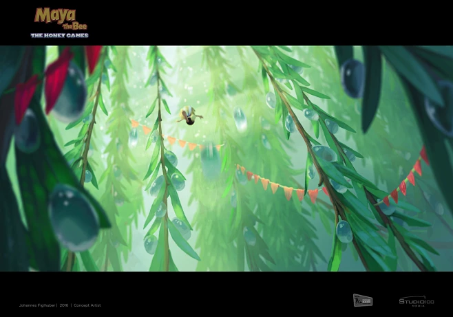 Maya The Bee 2 - Styleframes , Johannes Figlhuber : In 2016 I had the ...