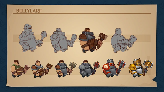 Almost A Hero Game. Characters Design. 2016-2020-花瓣网