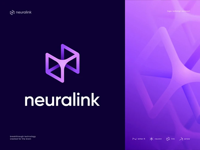 Neuralink Logo Redesign Concept ai blockchain brain branding crypto ...