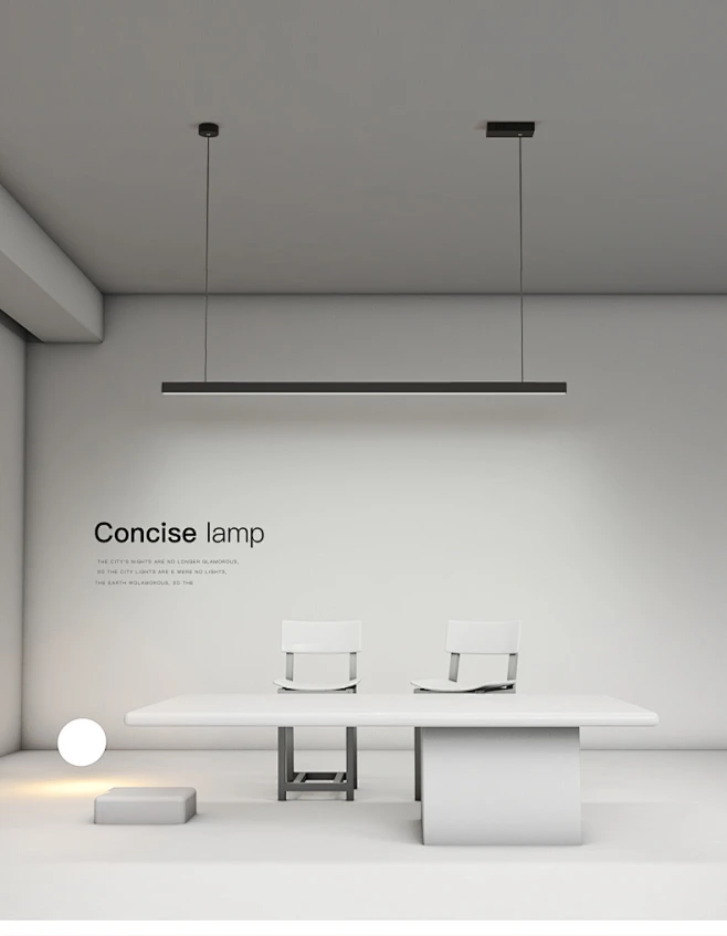 简约吊灯led餐厅灯现代时尚北欧办公室设计师饭厅吧台创意灯具ins-tmall.com天猫-花瓣网