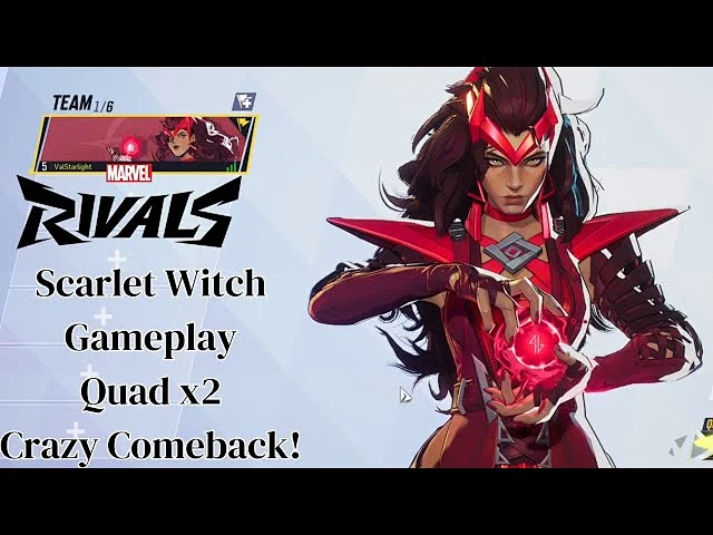 Scarlet Witch MVP Gameplay | Marvel Rivals | Closed Alpha Test ...-花瓣网