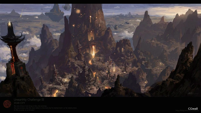 星城游戏场景教程最终稿_CGwall游戏原画网站-花瓣网