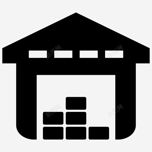 仓库库存物流图标 免费下载 页面网页 平面电商 创意素材