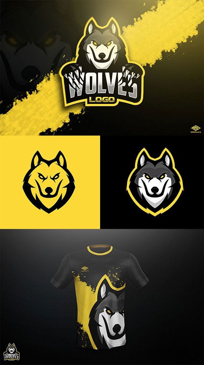 45 Mascot Logo Designs for Sports eSports Teams