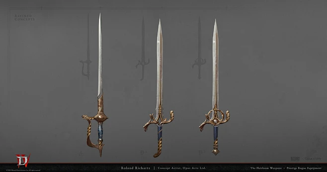 Diablo IV - The Heirloom Weapons-花瓣网