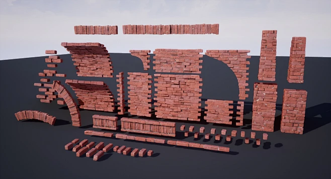 Brick Construction Kit-花瓣网