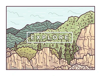 Foothills Vector-花瓣网