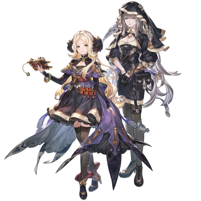 minaba hideo, mireille granblue fantasy, risette granblue fantasy, gra-花瓣网