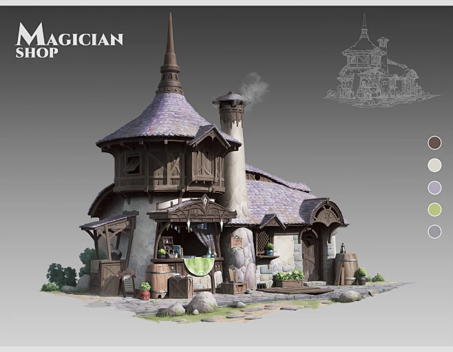 magician shop-花瓣网