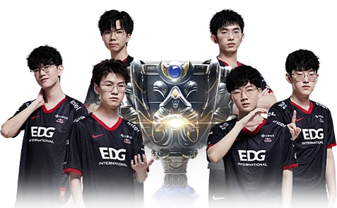 恭喜EDG夺冠！图片_热点海报图片素材-花瓣网