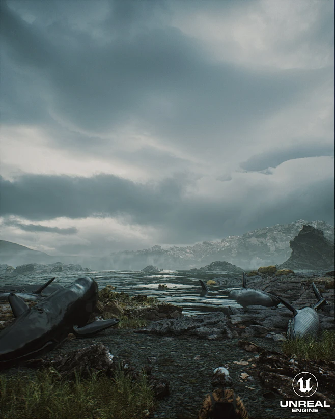 我的个人场景灵感来自死亡搁浅 UE5 Lumen - Nanite 8k-花瓣网
