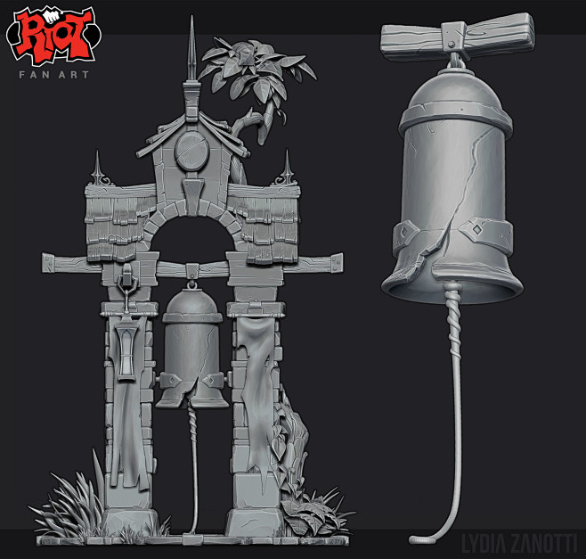 Bell Tower // Riot Fan-Art, Lydia Zanotti : Based on a concept by Peet ...
